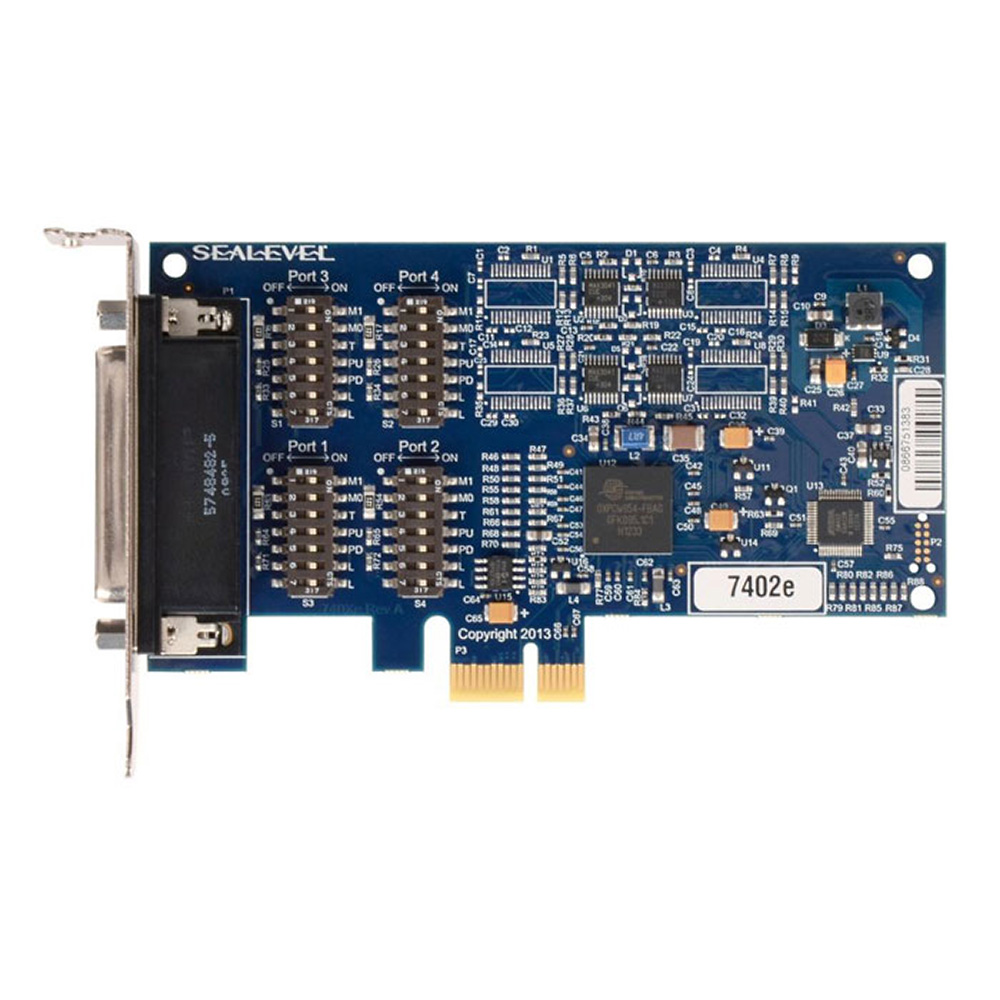 Sealevel 4 Port RS-422/485 Low Profile PCI Express Asynchronous Serial Card | Impulse Embedded