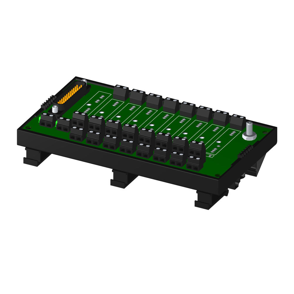 Dataforth 8B 8 Channel Backpanel | Impulse Embedded