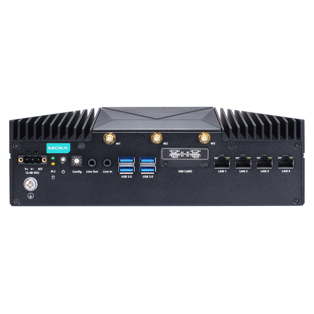 Moxa 7th Gen Intel Core i3-7100U Industrial IoT Computer | Impulse Embedded